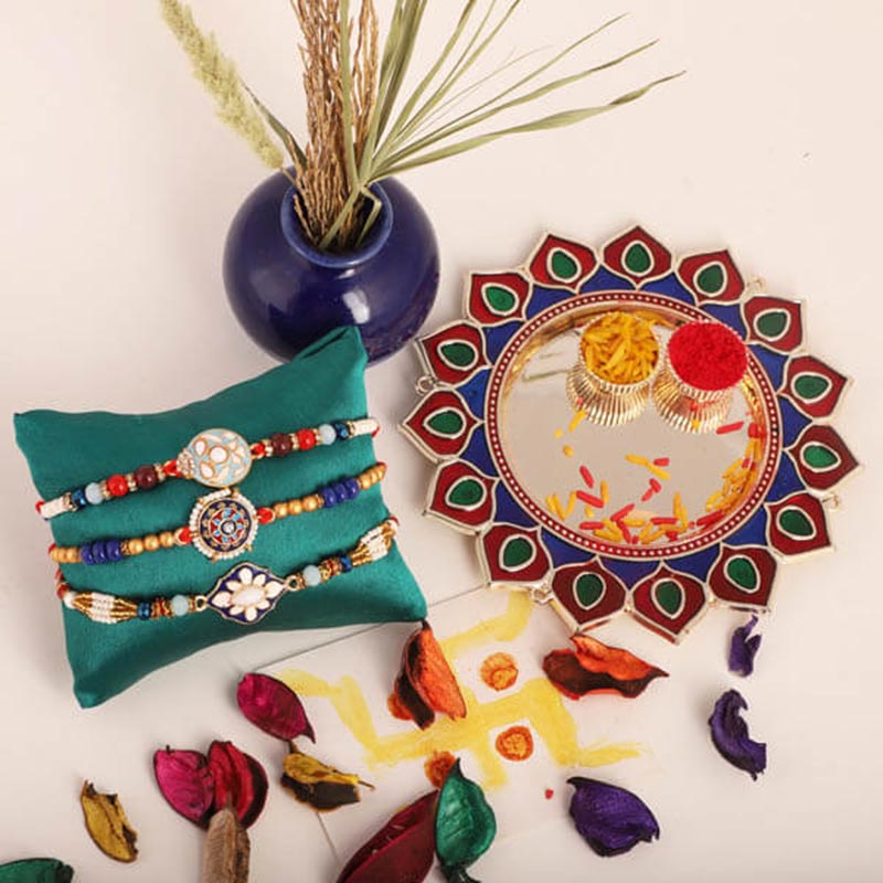 Send Rakhi Thali pack Online | Rakhibazaar.com