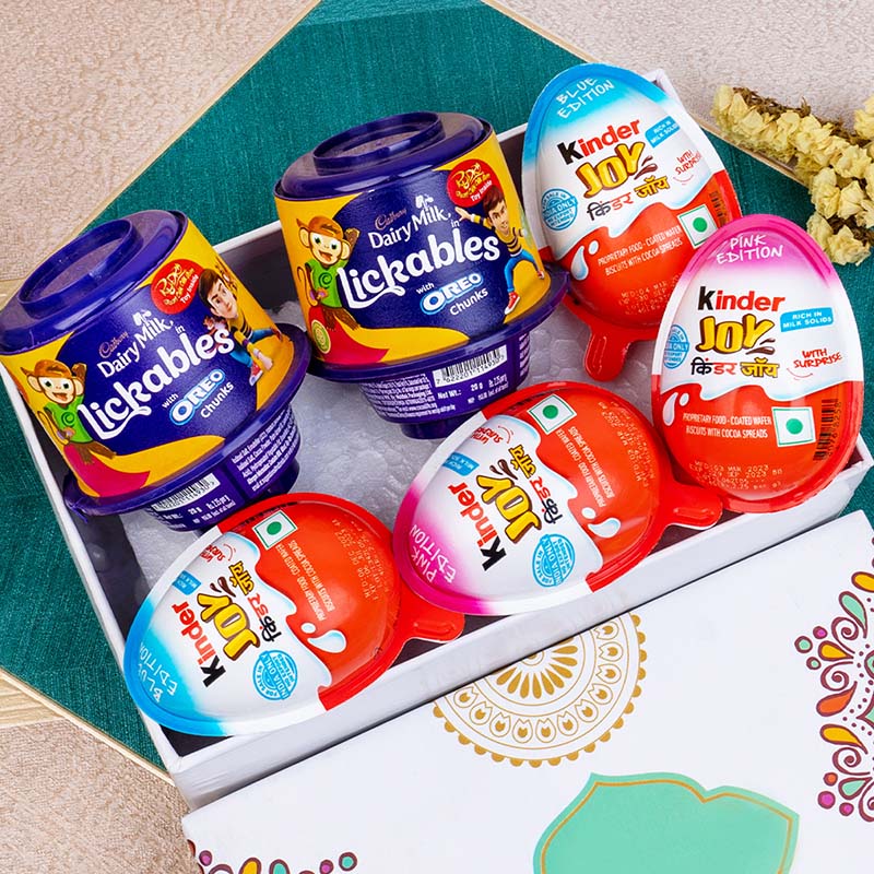 Send Lickable and Kinder Joy Chocolates Gift Pack for Kids Online ...
