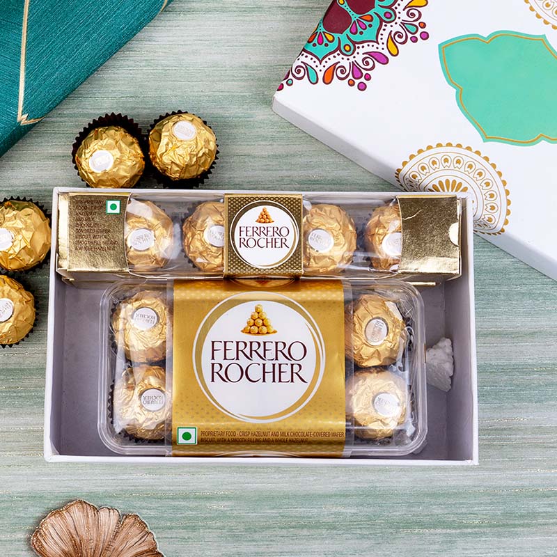 Send Ferrero Rocher Chocolates Gift Pack Online | Rakhibazaar.com