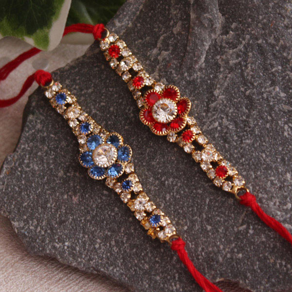 Send Heart melting set of 2 Rakhi Online | Rakhibazaar.com
