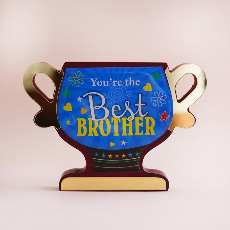 Send Bro Rakhi with Best Brother Trophy Online | Rakhibazaar.com