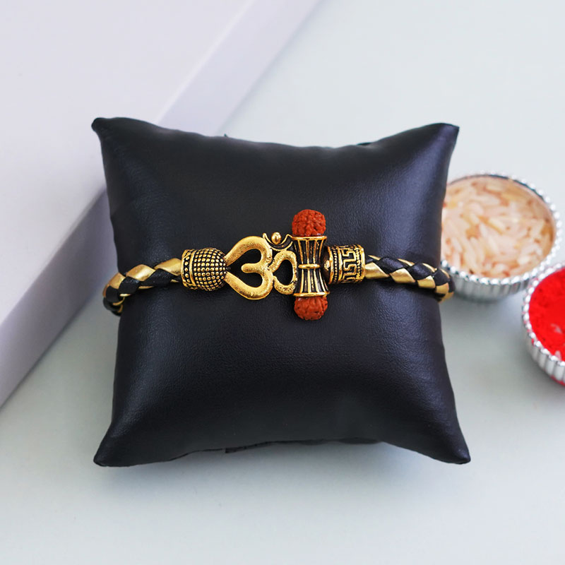Send Om Damru Bracelet Rakhi Online | Rakhibazaar.com