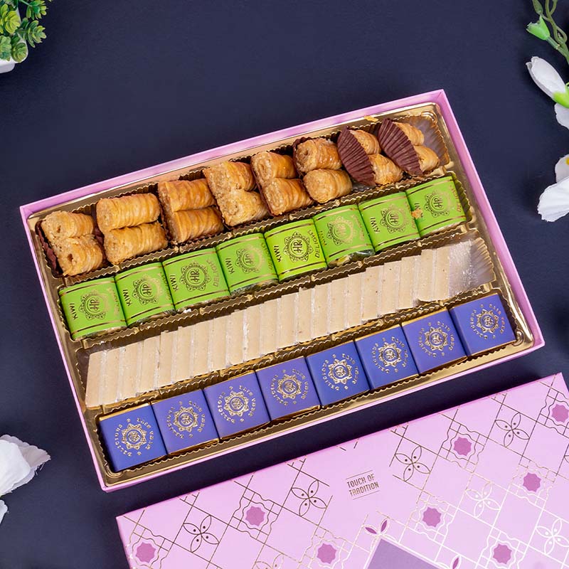 Send AD Rakhi with Haldiram Sweet Box Online | Rakhibazaar.com