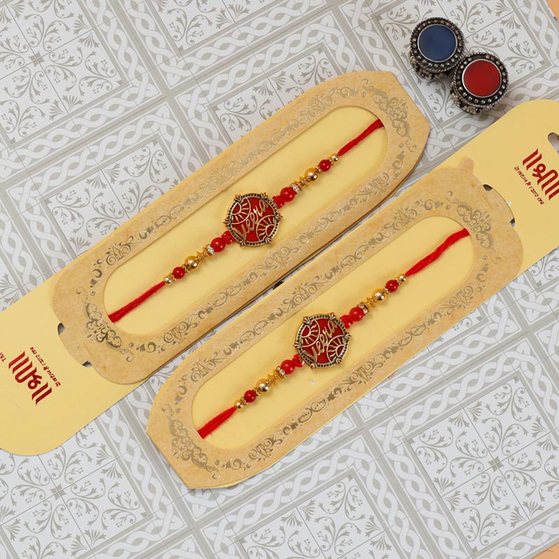 Send Fancy Veera Set of 2 Rakhis Online | Rakhibazaar.com